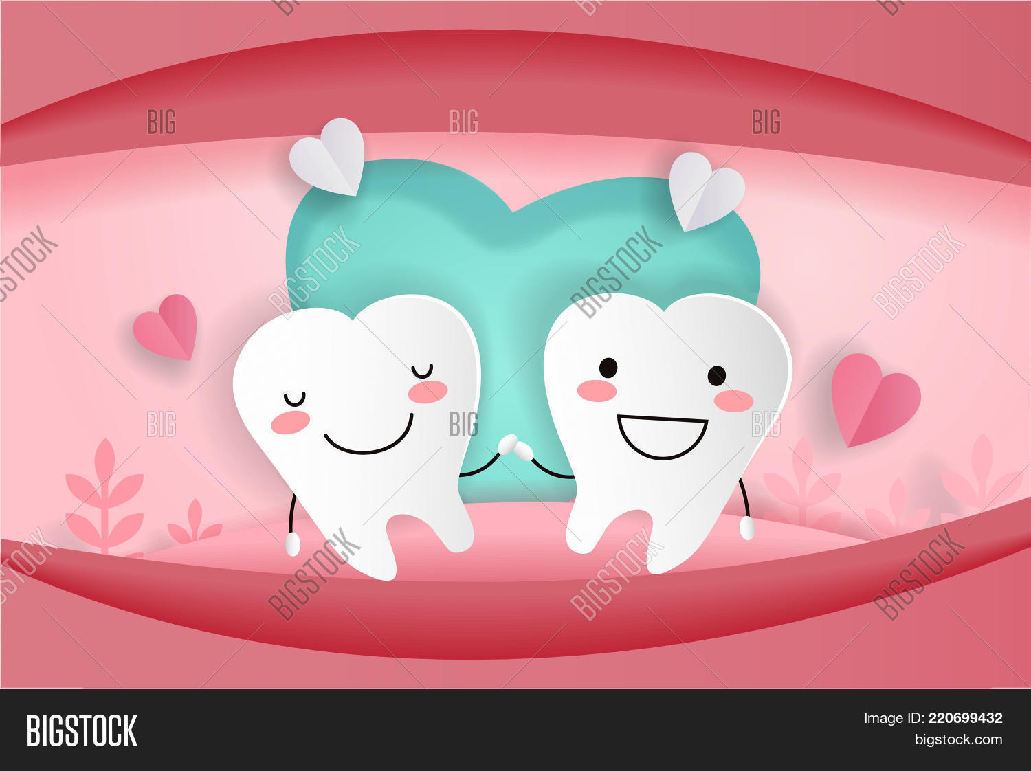 Cute Cartoon Tooth Vector & Photo (Free Trial) | Bigstock