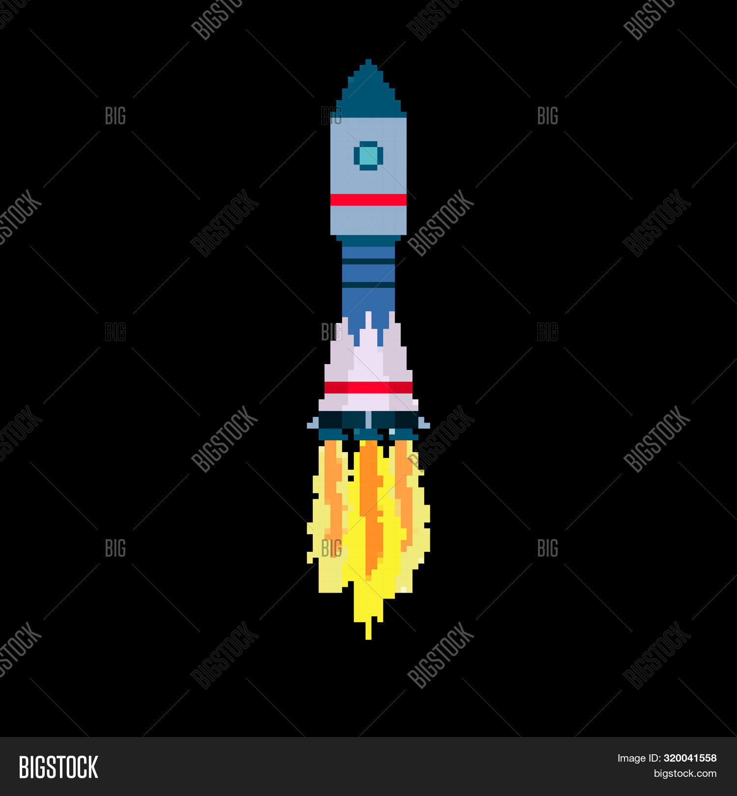 Space Rocket Launch. Vector & Photo (Free Trial) | Bigstock