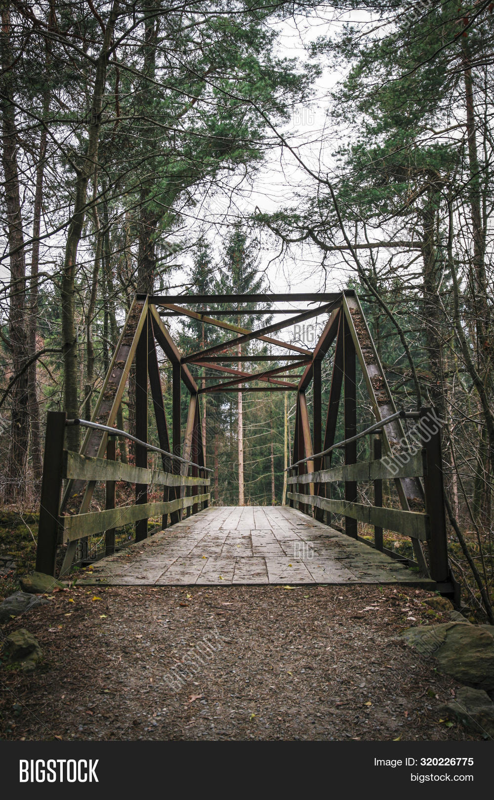Iron Bridge Wooden Image & Photo (Free Trial) | Bigstock