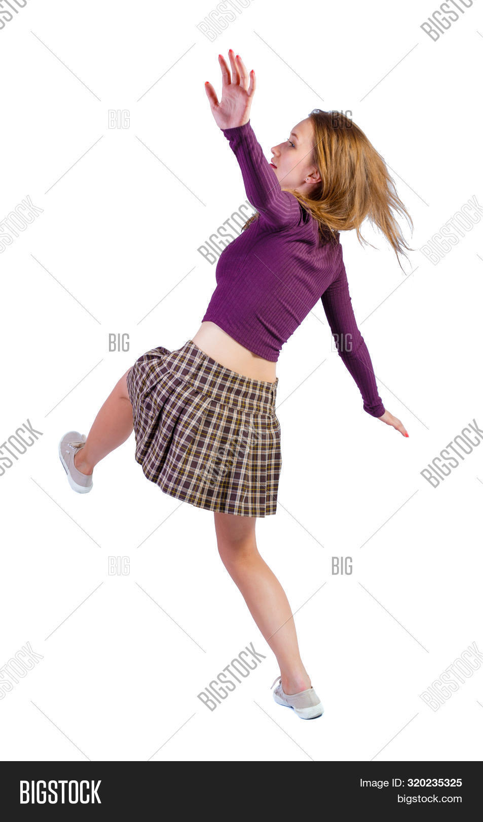 Back View Falling Girl Image & Photo (Free Trial) | Bigstock