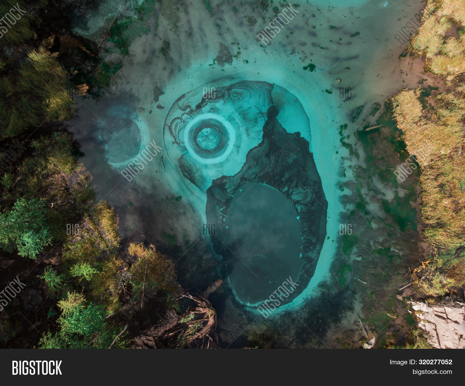 Dark Blue Geyser