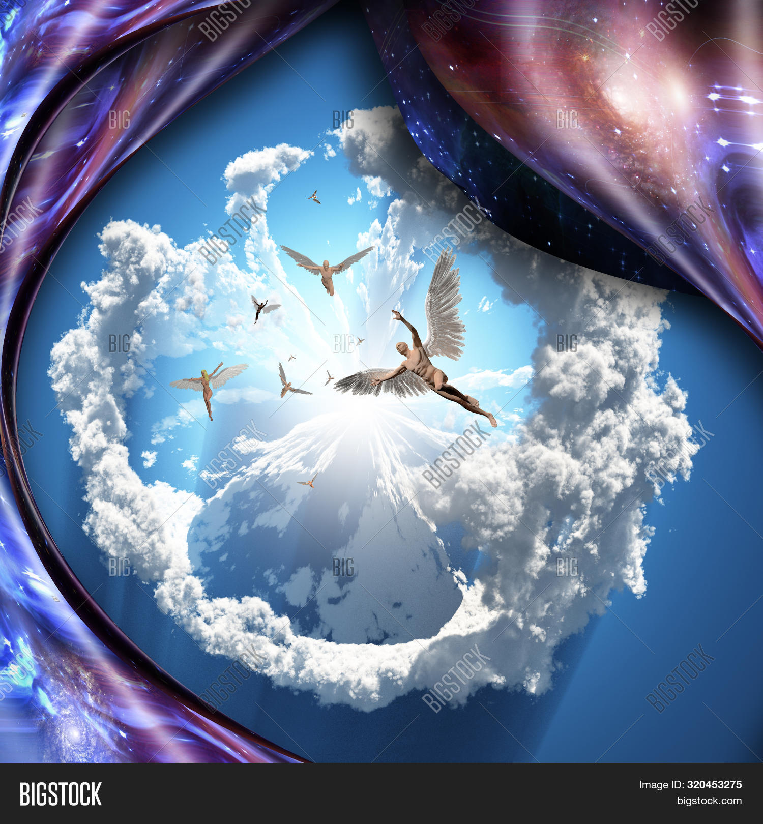Surrealism. Flying Men Image & Photo (Free Trial) | Bigstock