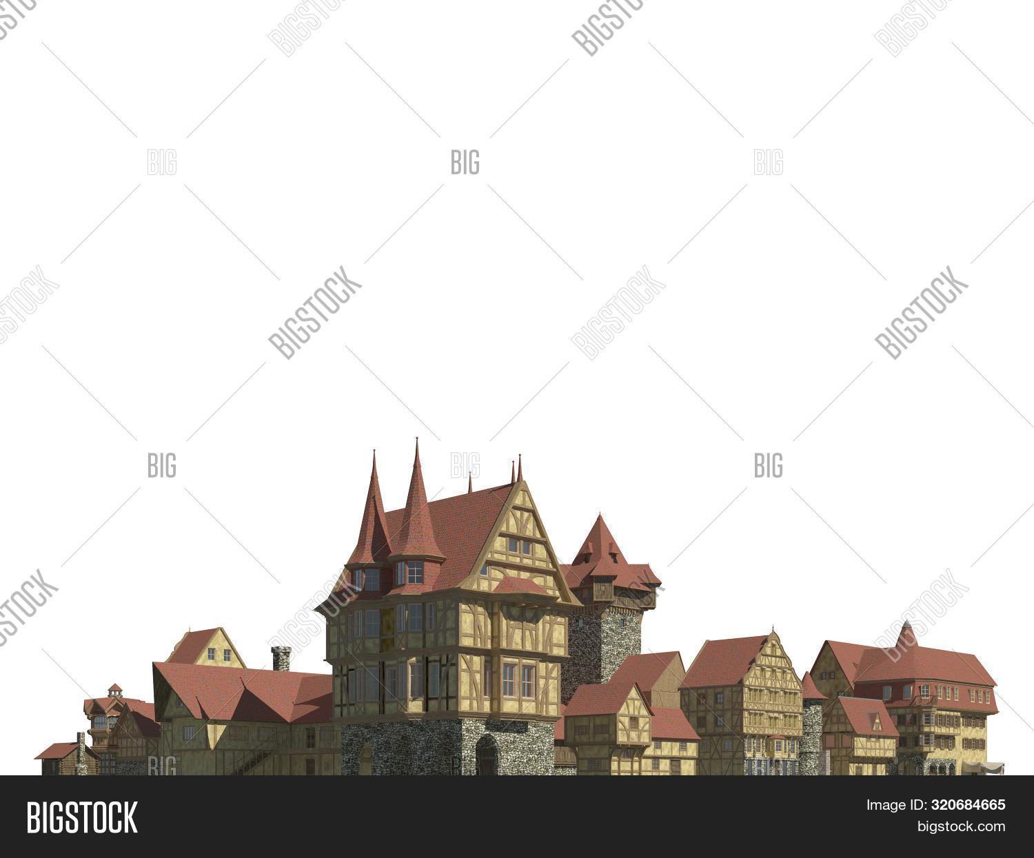 Medieval Cityscape Image & Photo (Free Trial) | Bigstock