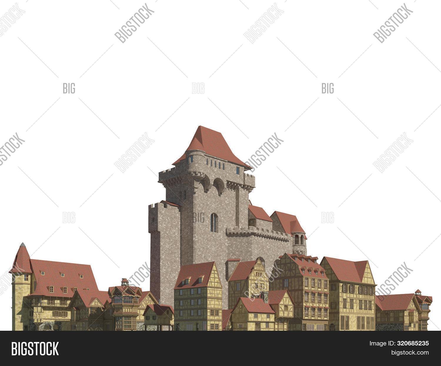 Medieval Cityscape Image & Photo (Free Trial) | Bigstock