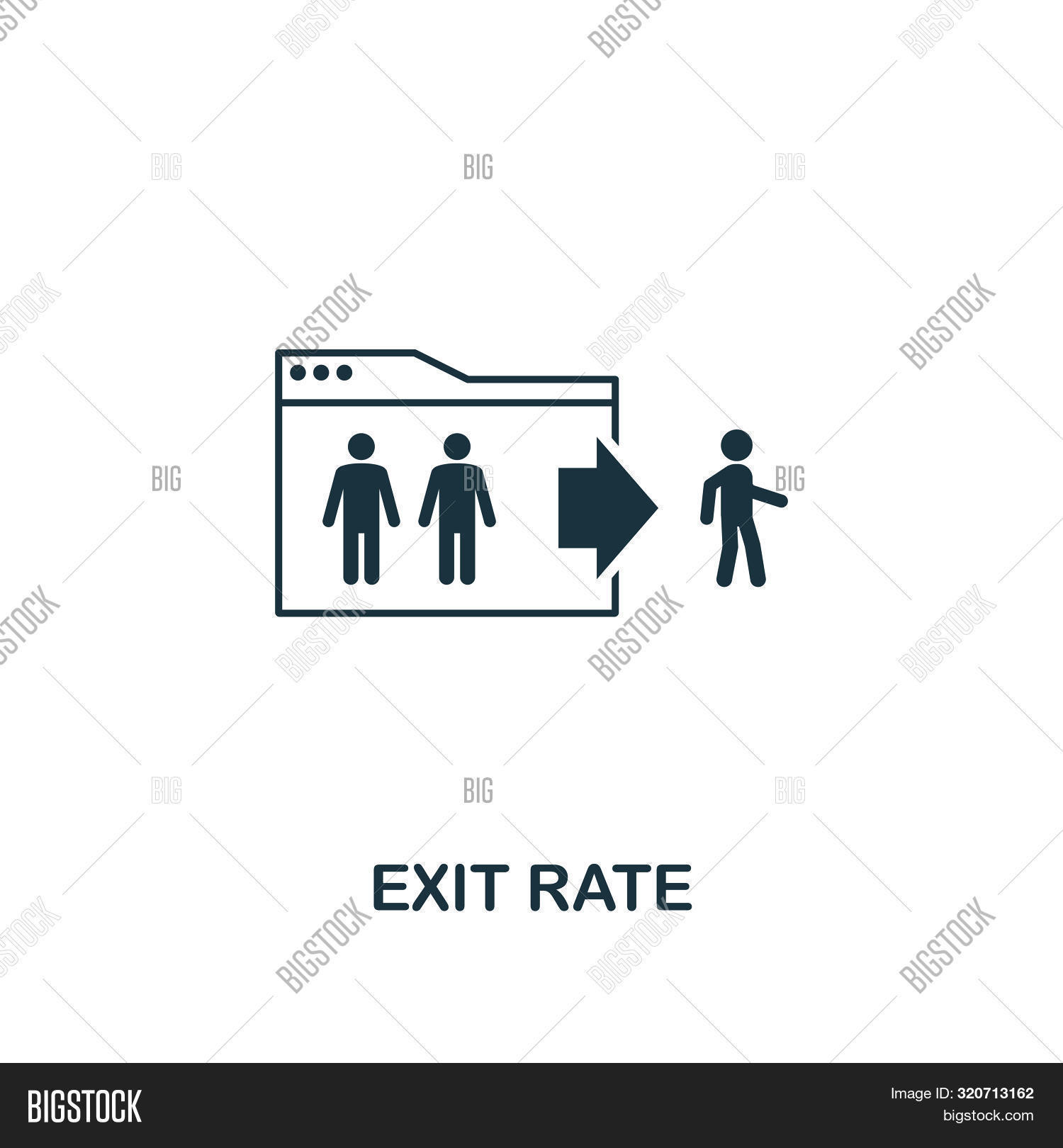 Exit Rate Icon Image Photo Free Trial Bigstock exit-rate-icon-image-photo-free-trial-bigstock