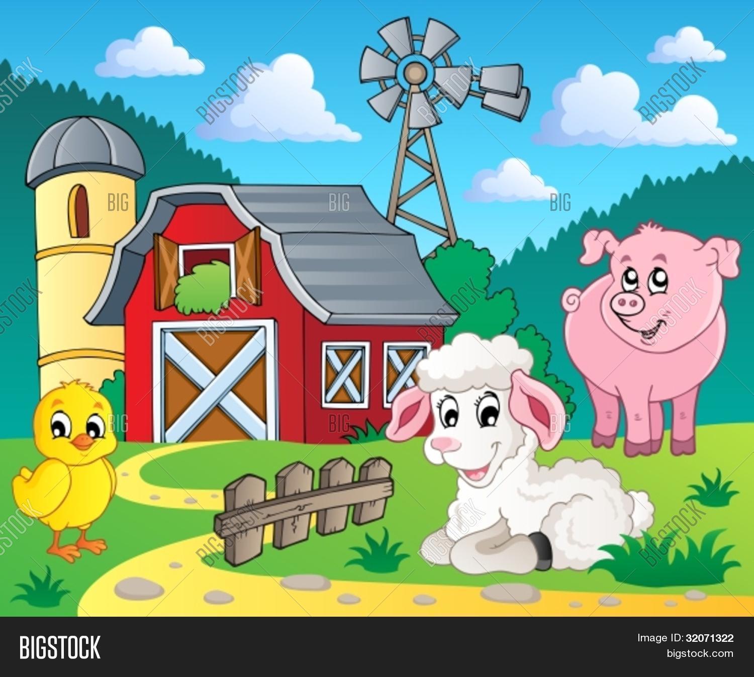 Farm Theme Image 5 - Vector & Photo (Free Trial) | Bigstock