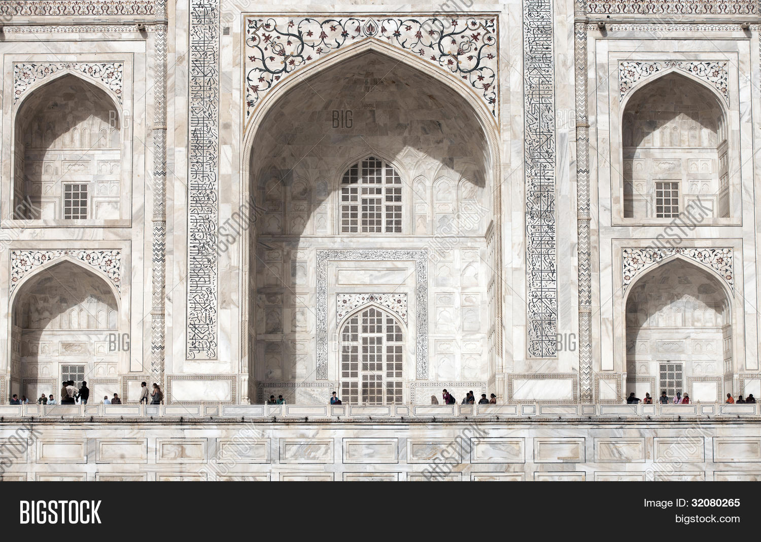 White Marble Taj Mahal Image & Photo (Free Trial) | Bigstock