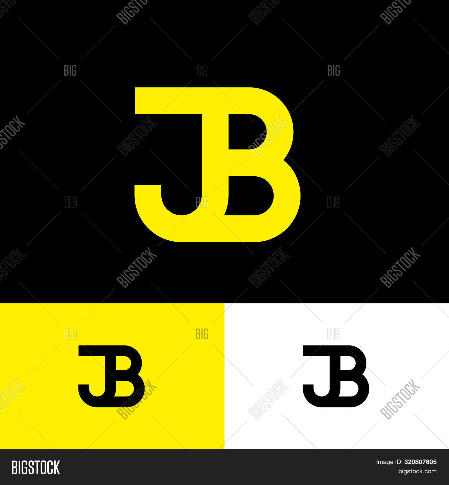 J, B Logo. J B Vector & Photo (Free Trial) | Bigstock