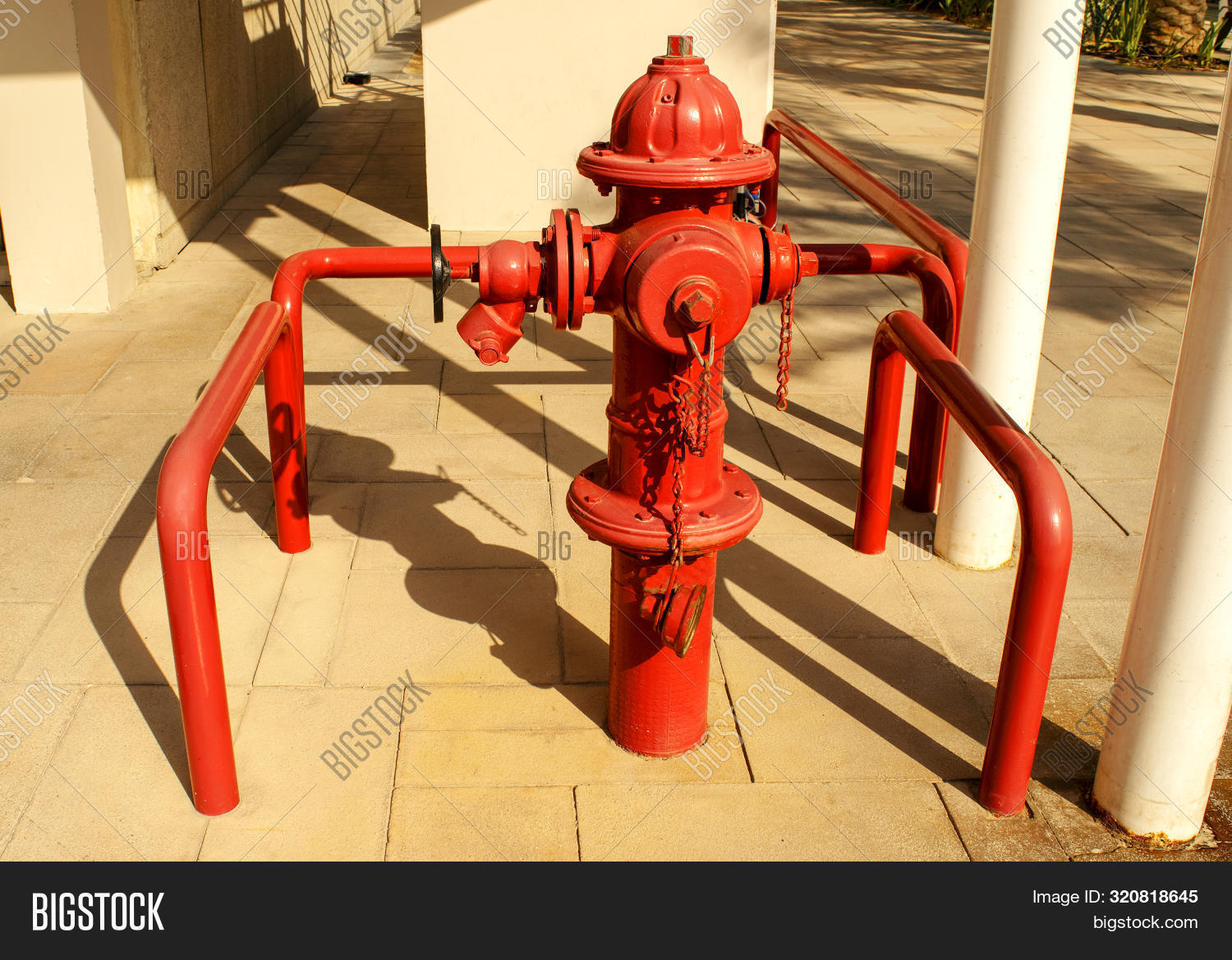 Red Pillar-type Fire Image & Photo (Free Trial) | Bigstock