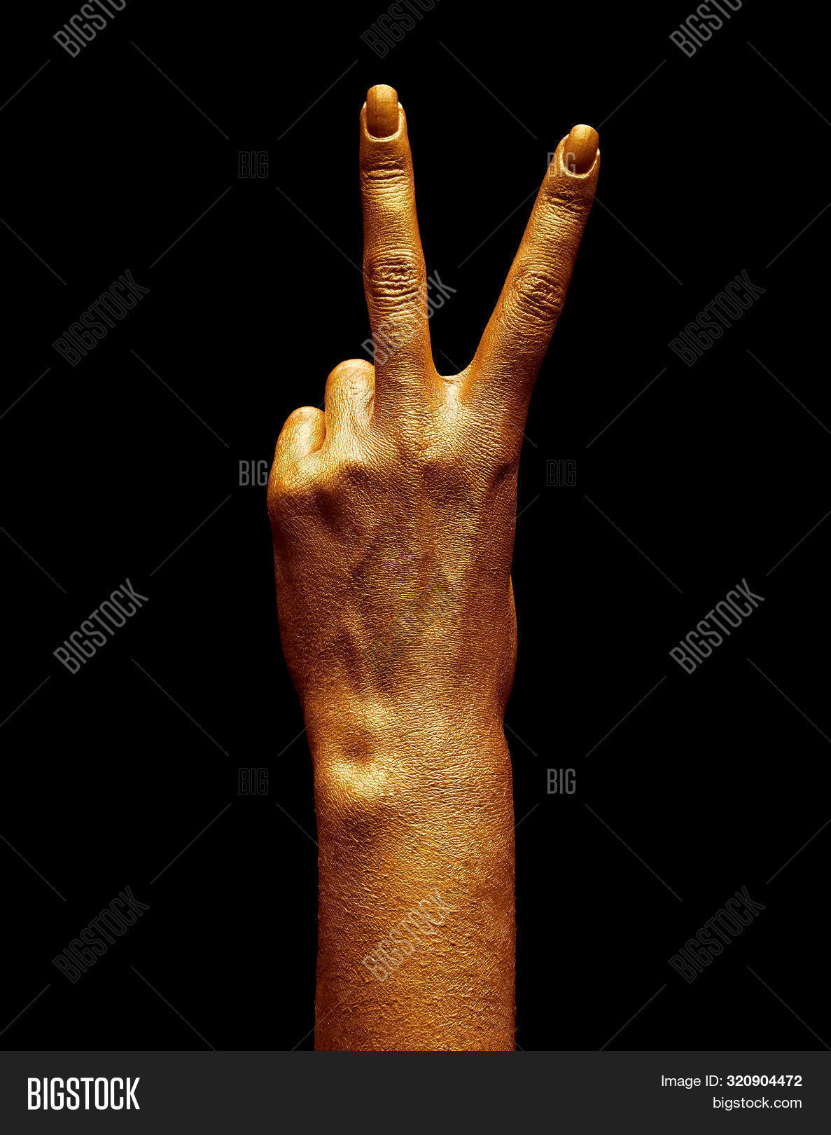 Hands Gold Paint. Image & Photo (Free Trial) | Bigstock