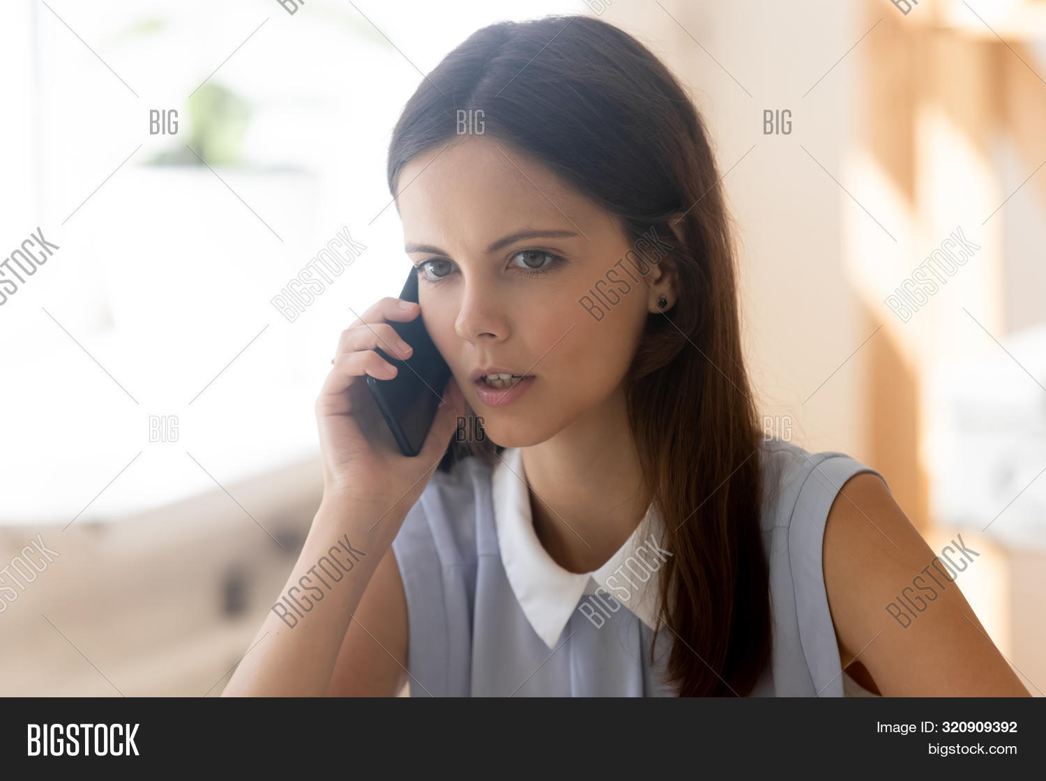 Focused Girl Talking Image & Photo (Free Trial) | Bigstock