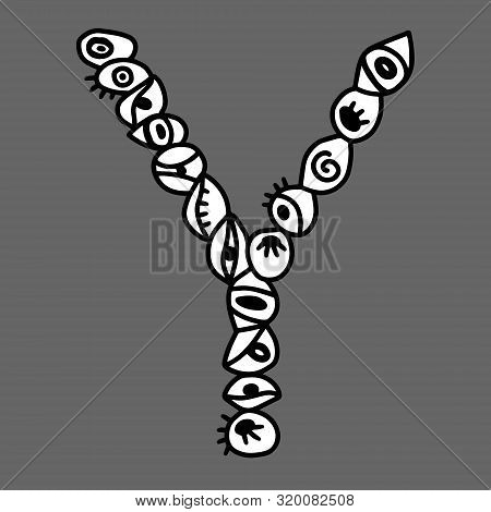 Y Hand Drawn Vector Vector & Photo (Free Trial) | Bigstock
