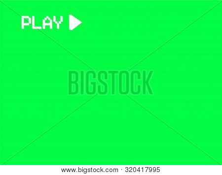 Vhs Play Screen Vector & Photo (Free Trial) | Bigstock