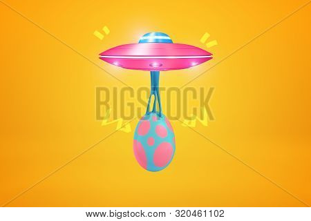 3d Rendering Pink Ufo Image & Photo (Free Trial) | Bigstock