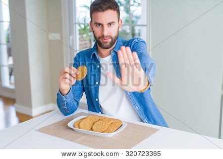 Handsome Man Eating Image & Photo (Free Trial) | Bigstock