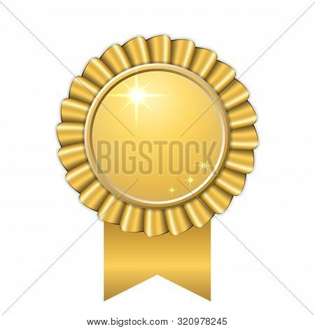 Award Ribbon Gold Vector & Photo (Free Trial) | Bigstock