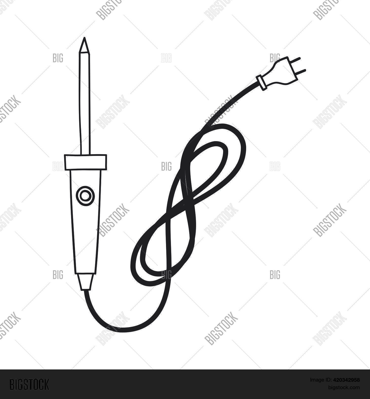 Soldering Iron Icon. Vector & Photo (Free Trial) | Bigstock