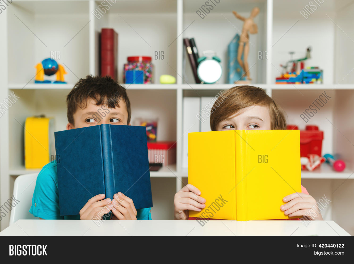 Two School Boys Hiding Image & Photo (Free Trial) | Bigstock