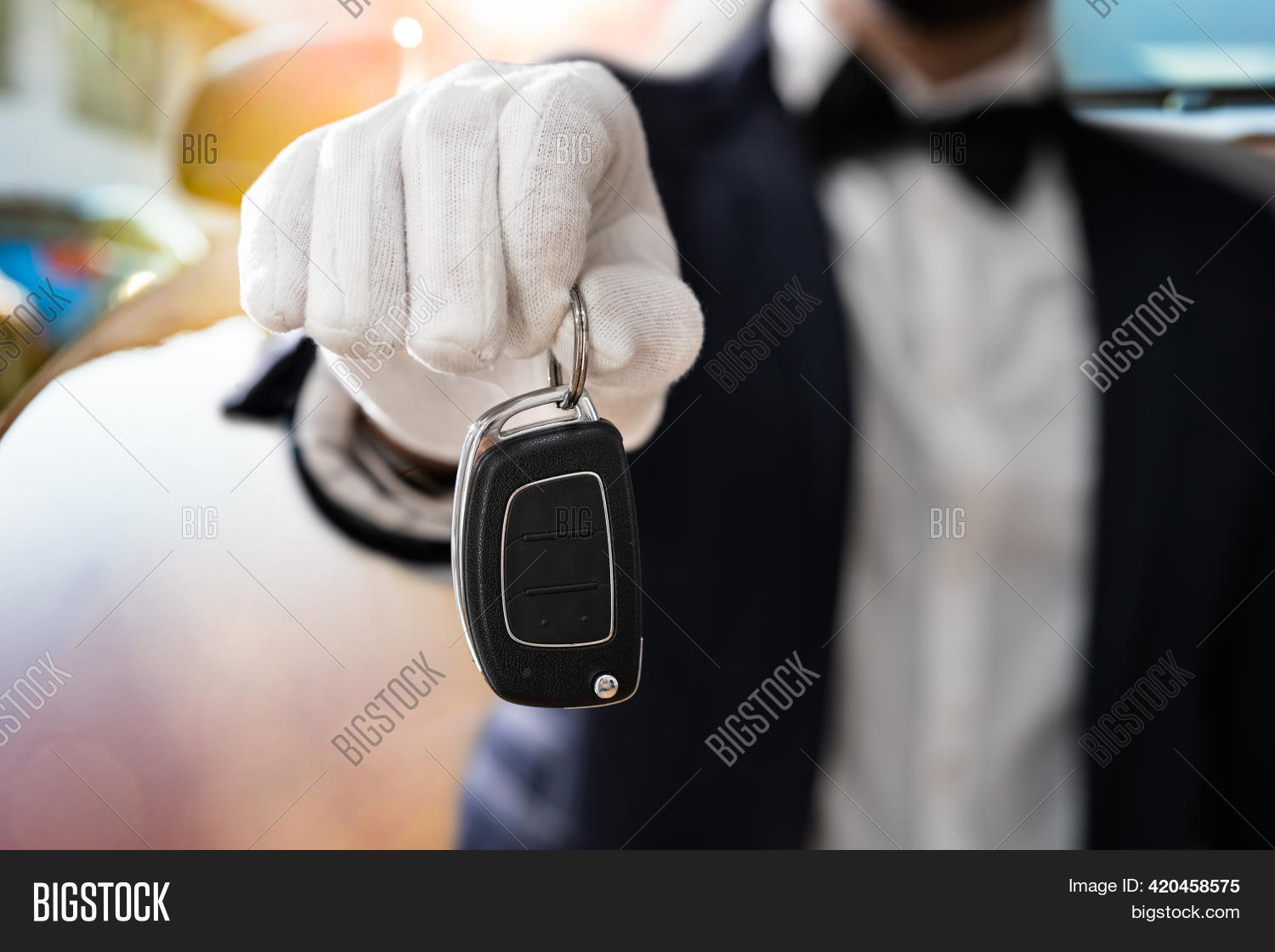 Valet Boy Holding Car Image & Photo (Free Trial) | Bigstock