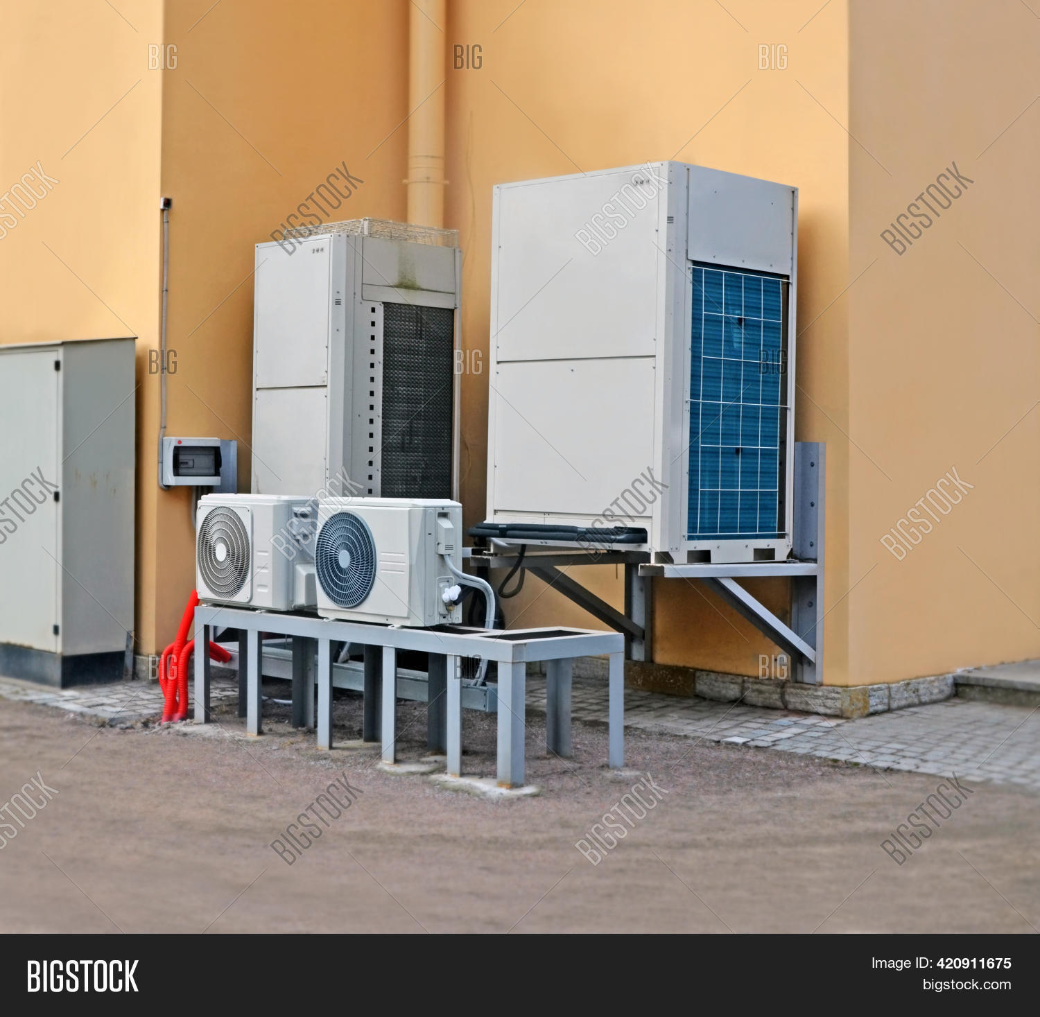 Four Outdoor Units Air Image & Photo (Free Trial) | Bigstock