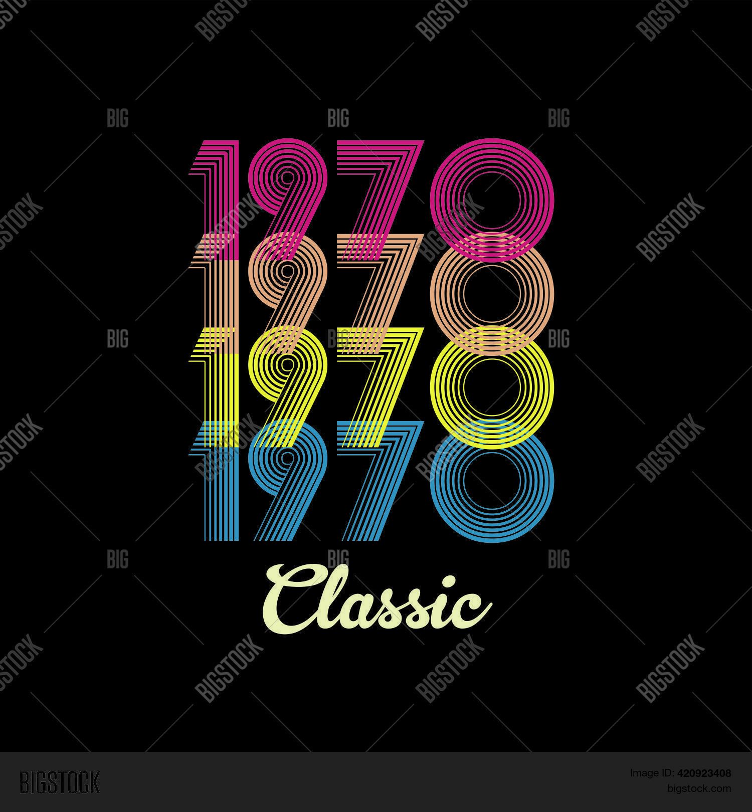 1970 Vector Vintage Vector & Photo (Free Trial) | Bigstock