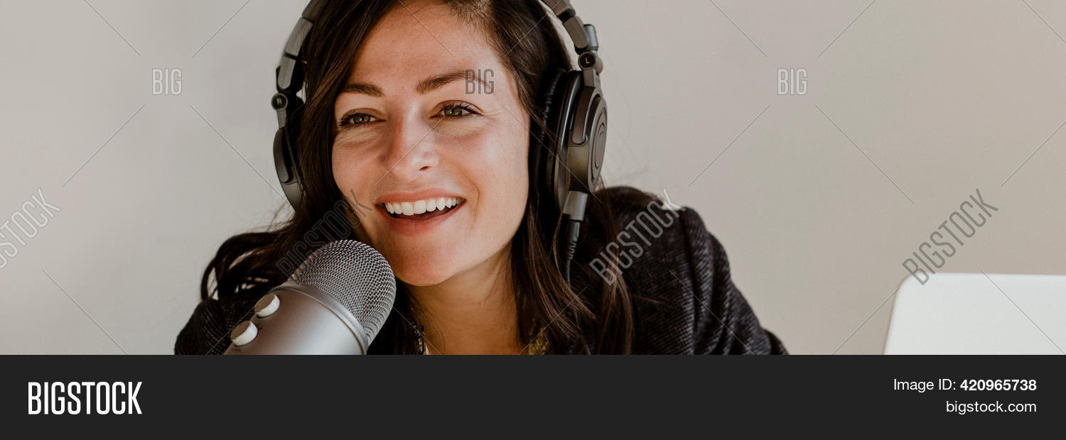 Female Radio Host Image & Photo (Free Trial) | Bigstock