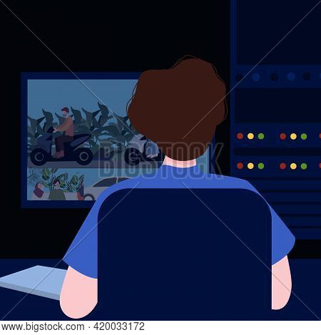 Cctv Surveillance Vector & Photo (Free Trial) | Bigstock