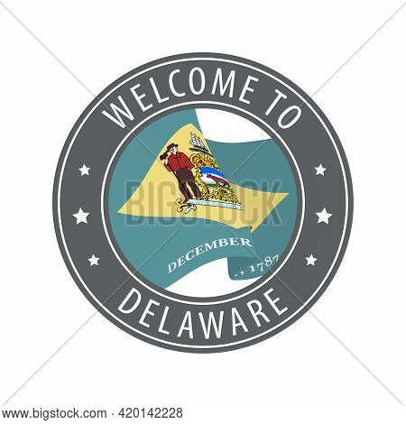 Welcome Delaware. Vector & Photo (Free Trial) | Bigstock