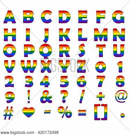 Lgbt Alphabet Number Image & Photo (Free Trial) | Bigstock