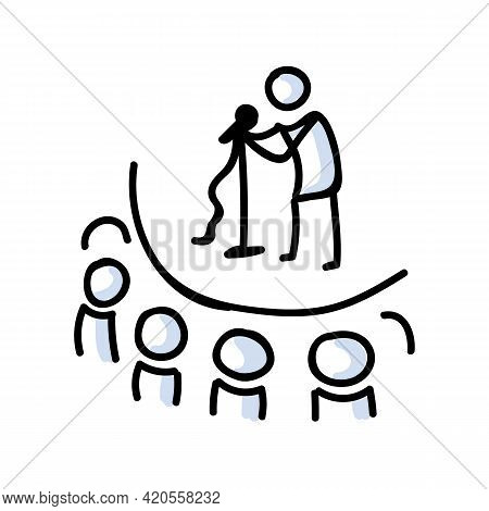 Hand Drawn Stick Vector & Photo (Free Trial) | Bigstock