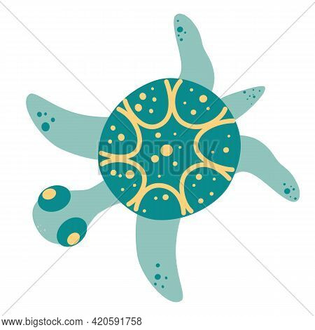 Cute Cartoon Turtle. Vector & Photo (Free Trial) | Bigstock