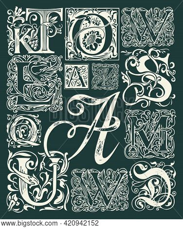 Vector Set Ornate Vector & Photo (Free Trial) | Bigstock