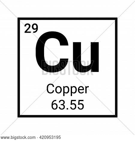 Copper Symbol Vector & Photo (Free Trial) | Bigstock