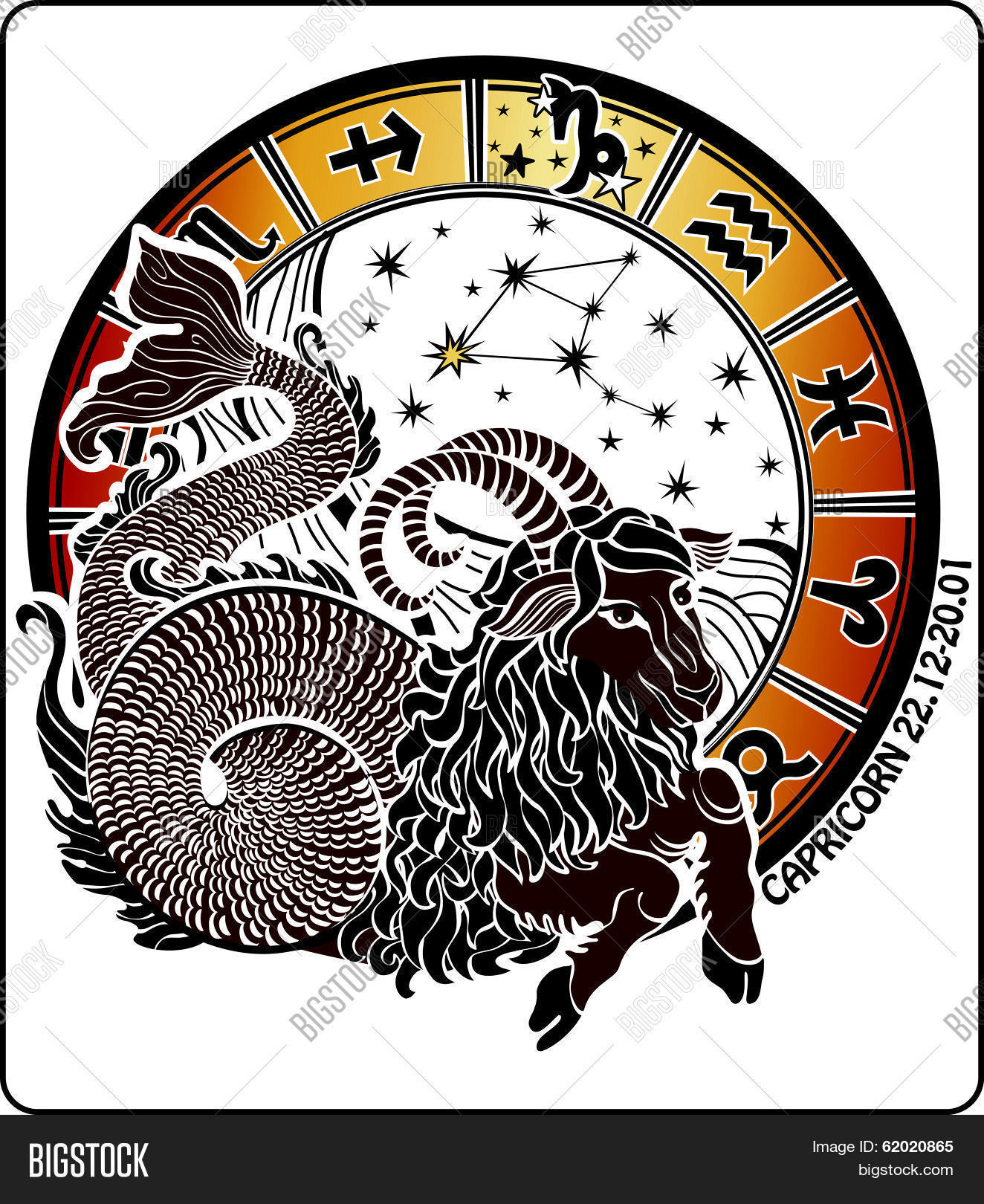 Vector Capricorn Vector & Photo (Free Trial) | Bigstock