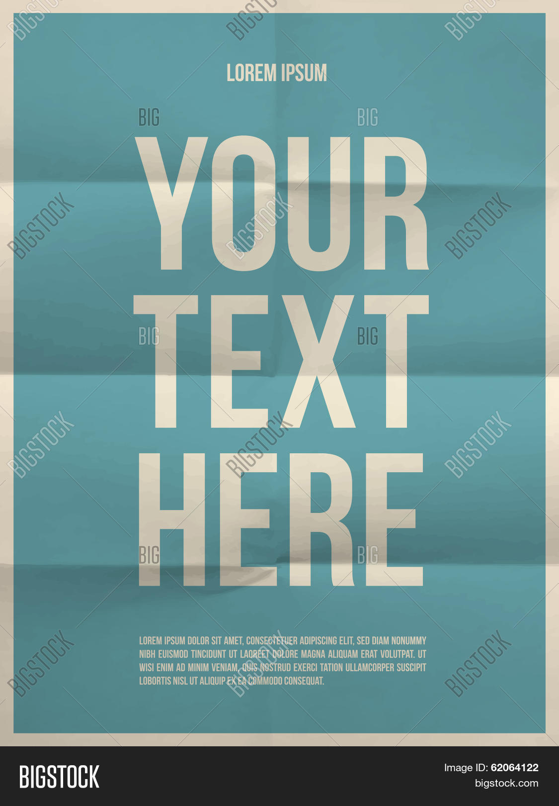 Poster Template On Vector & Photo (Free Trial) | Bigstock