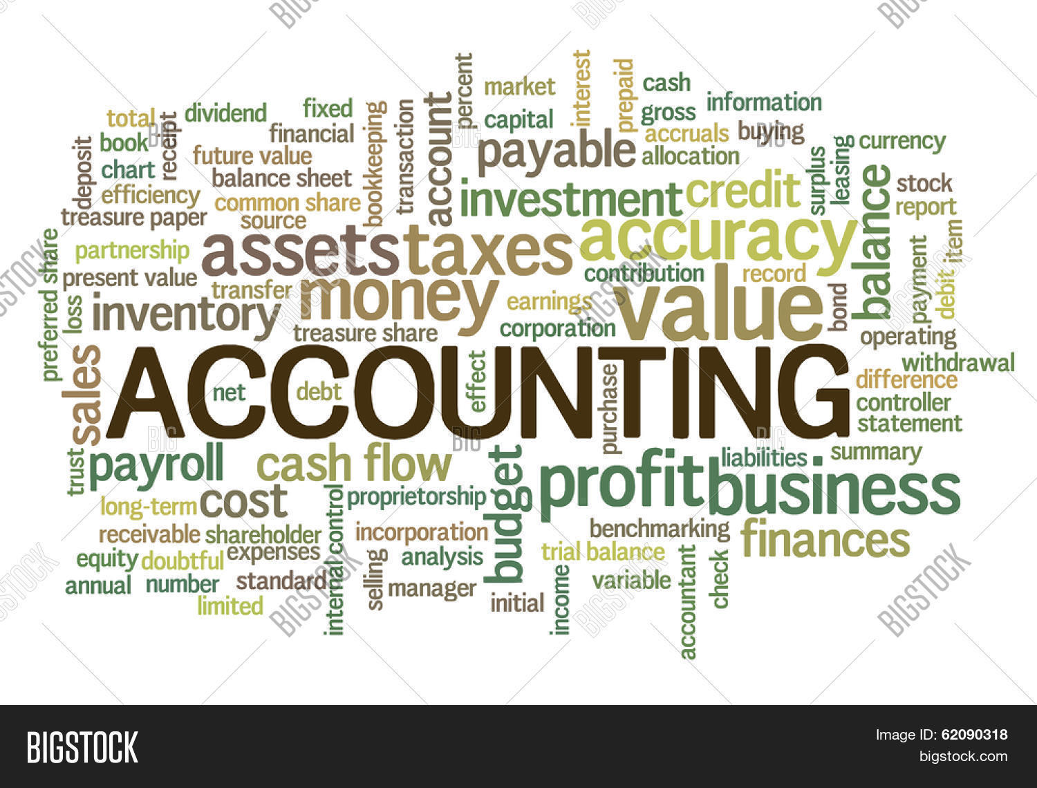 Accounting Word Cloud Vector & Photo (Free Trial) | Bigstock