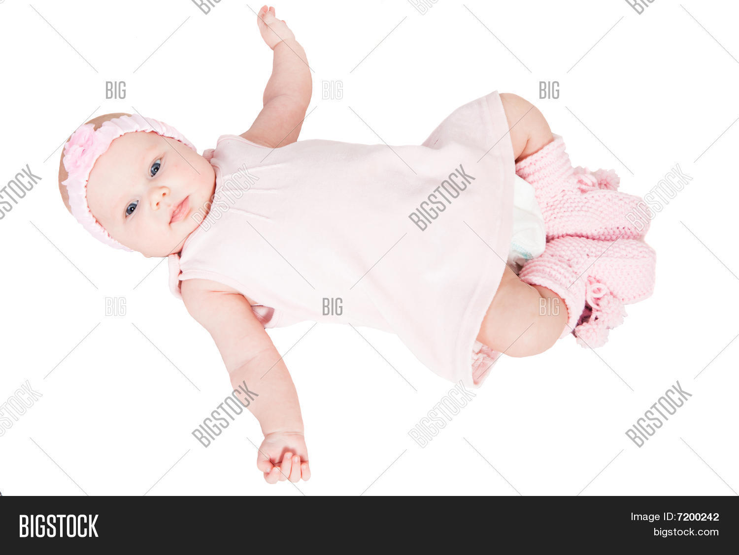 Little Baby Pink Dress Image & Photo (Free Trial) | Bigstock