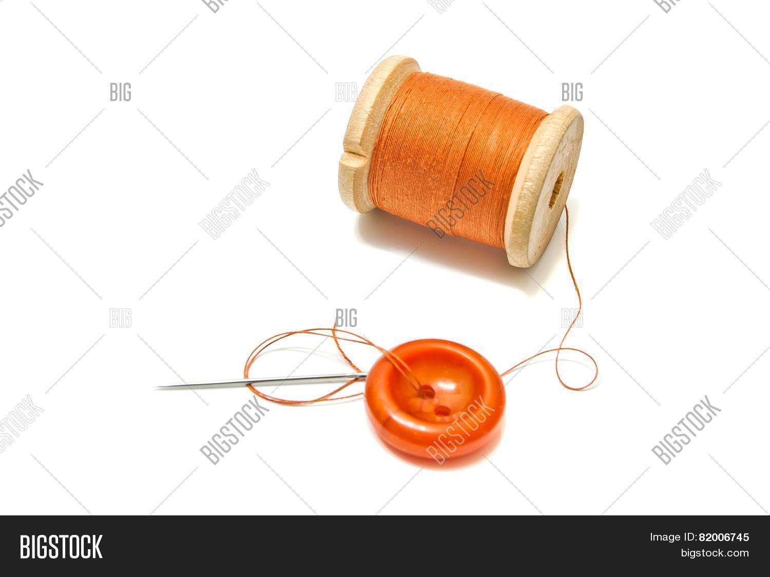 Orange Spool Thread, Image & Photo (Free Trial) | Bigstock