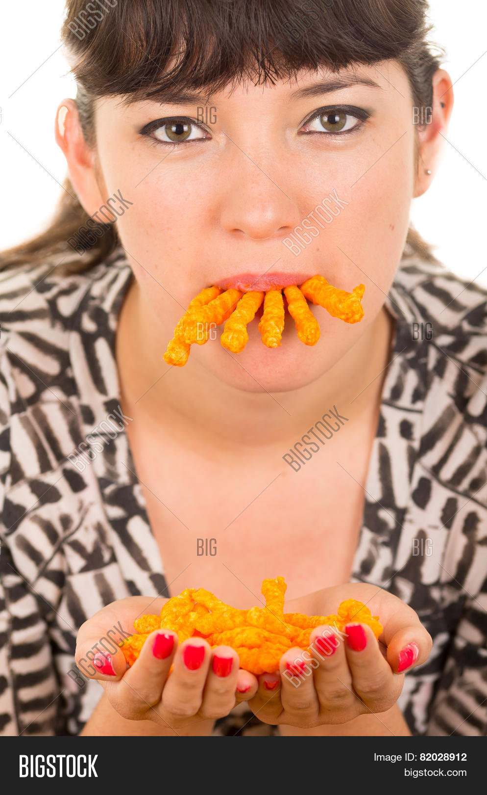 Young Girl Overeating Image & Photo (Free Trial) | Bigstock