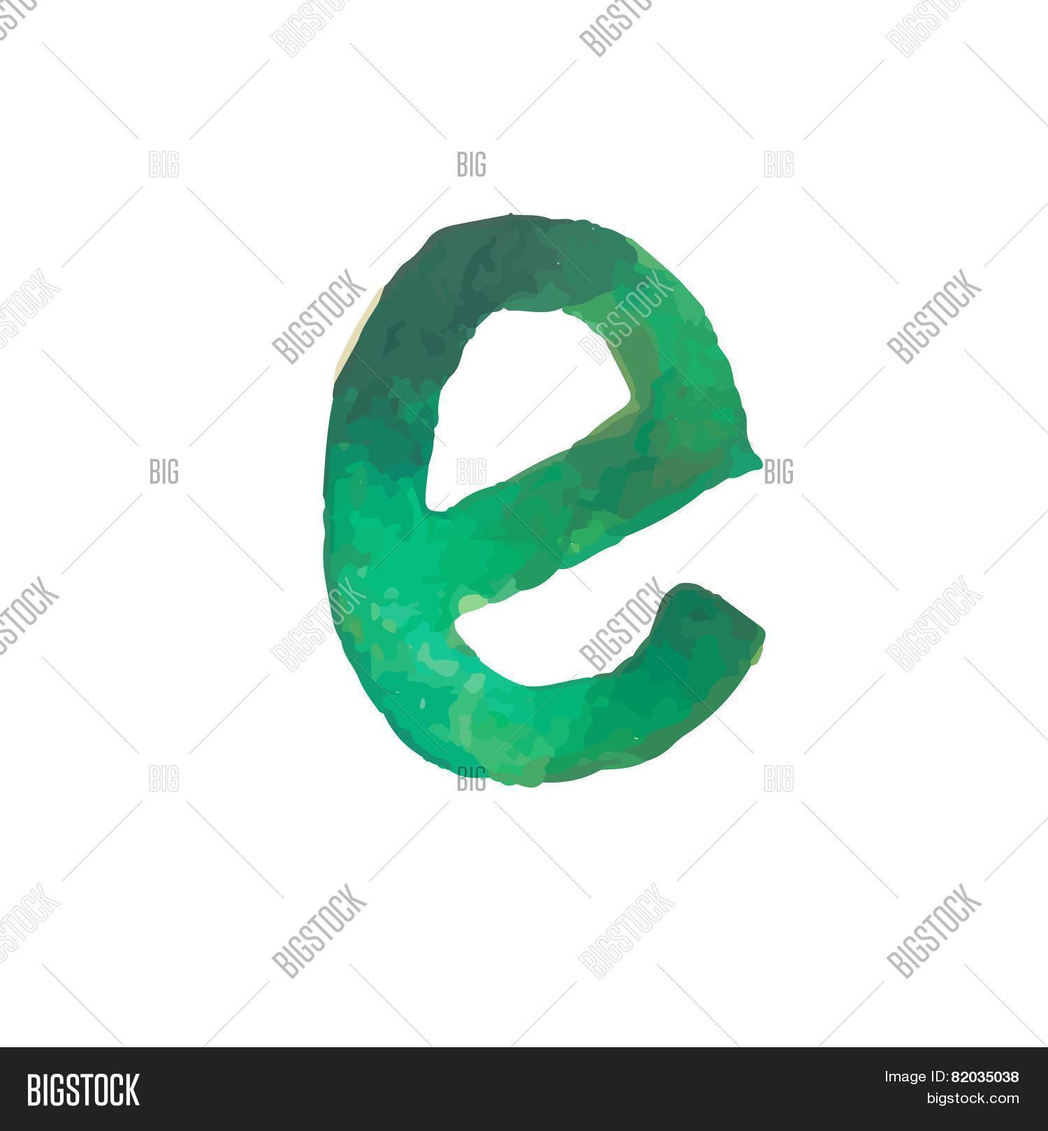 Letter E Colorful Vector & Photo (Free Trial) | Bigstock