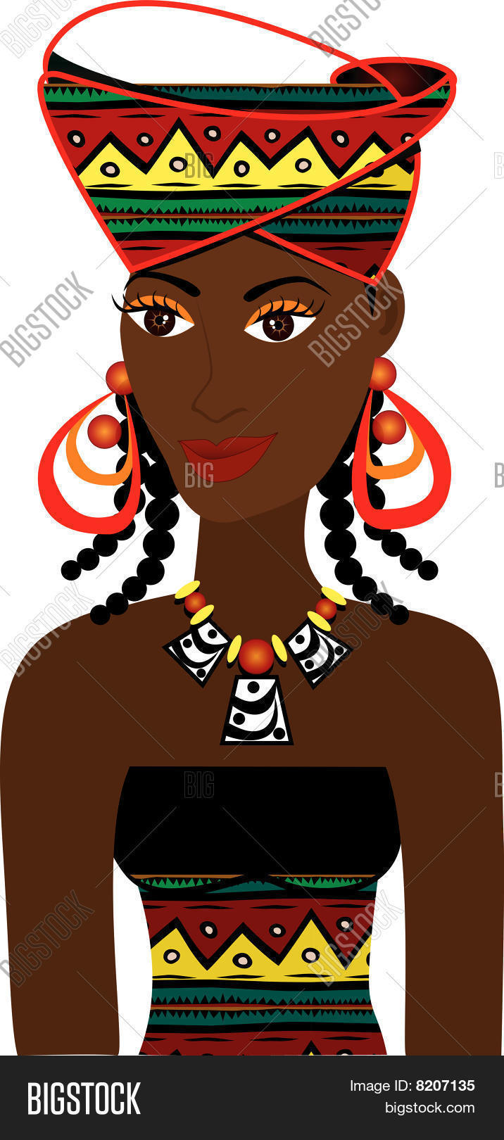 Afro Girl Avatar Vector & Photo (Free Trial) | Bigstock