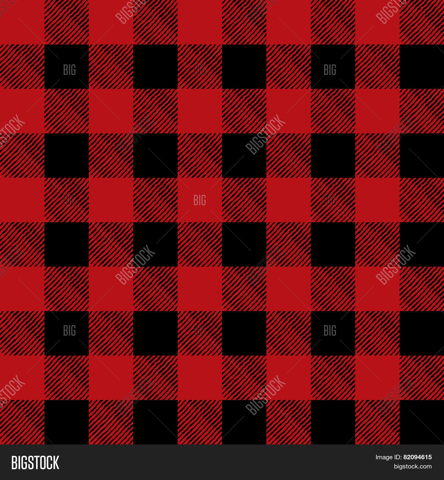 Vector y foto Tiled Red Black (prueba gratis) | Bigstock