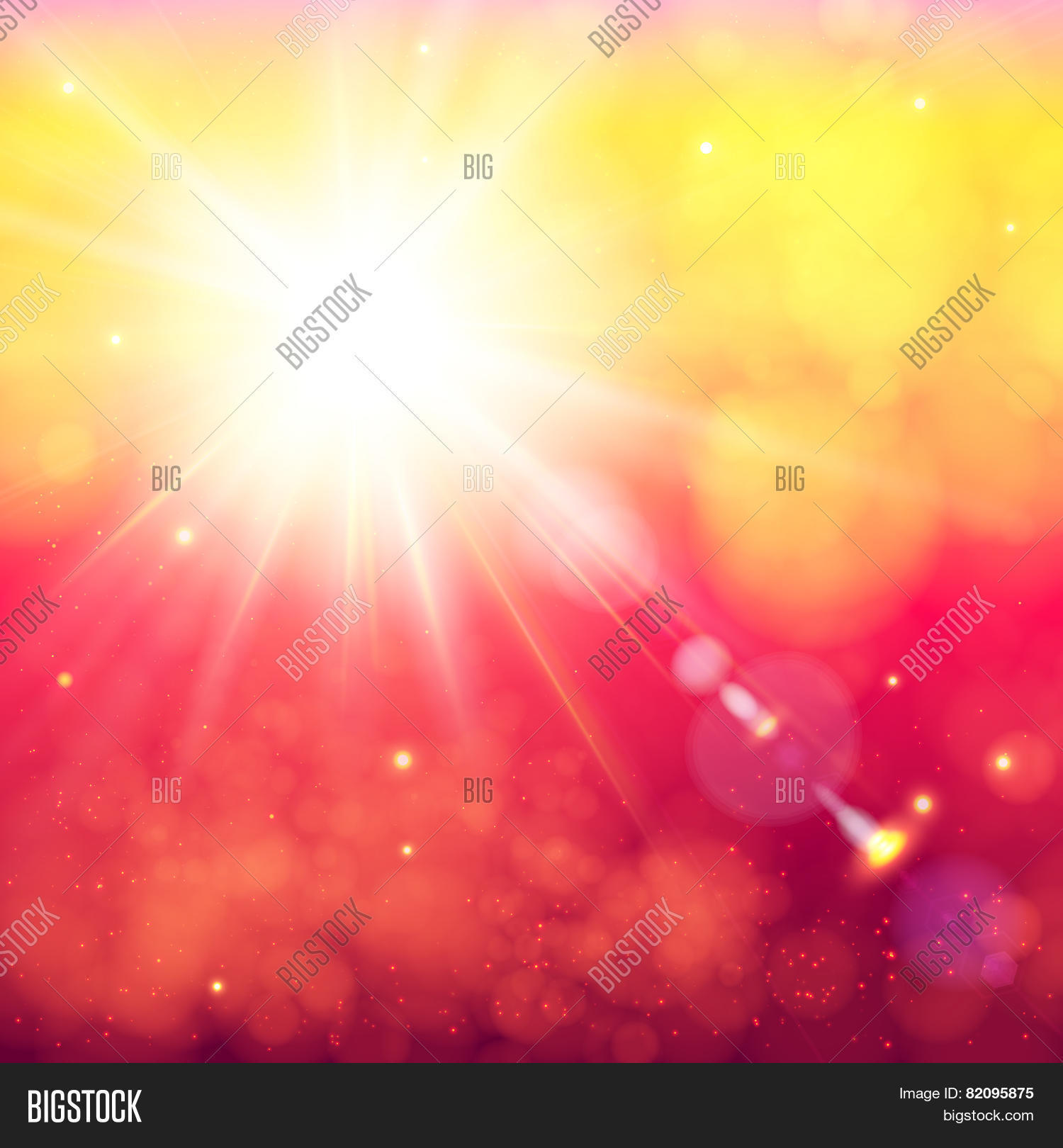 Bright Shining Sun Vector & Photo (Free Trial) | Bigstock