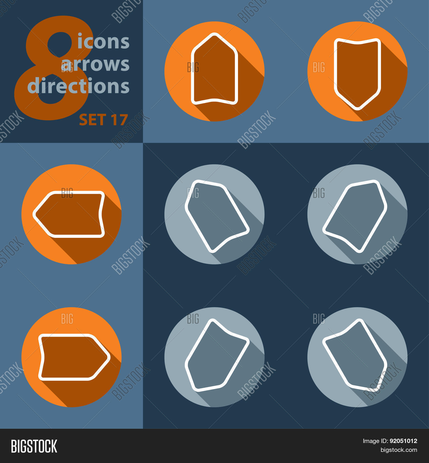 Set Eight Icons - Vector & Photo (Free Trial) | Bigstock
