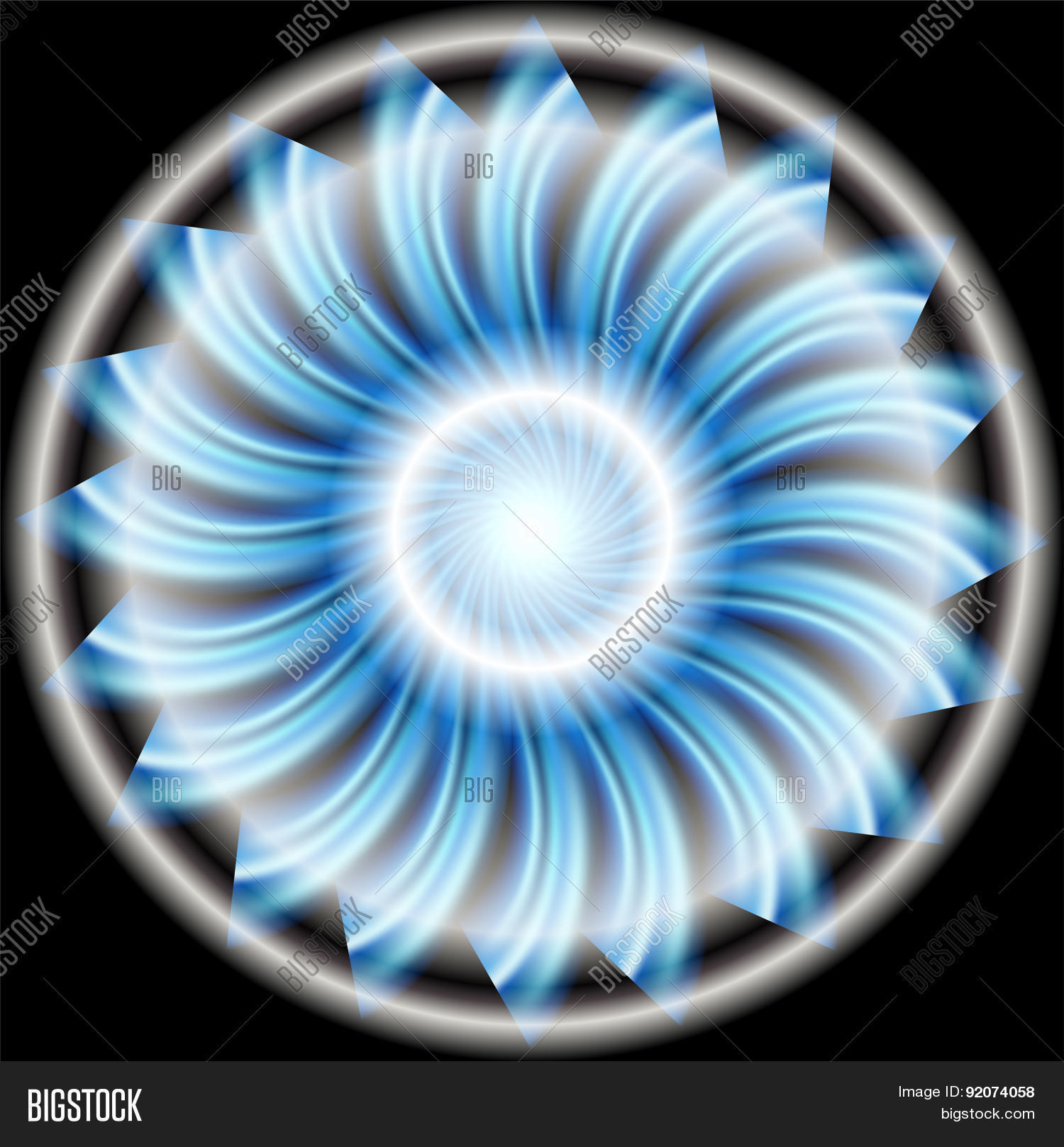Blue Rotation Circle Image & Photo (Free Trial) | Bigstock