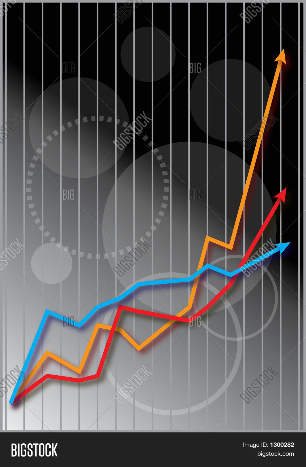 Graph Showing Share Image & Photo (Free Trial) | Bigstock