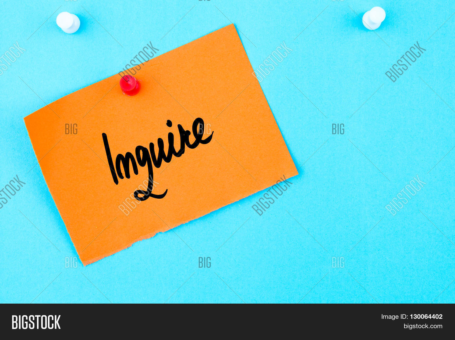 Inquire Written On Image & Photo (Free Trial) | Bigstock