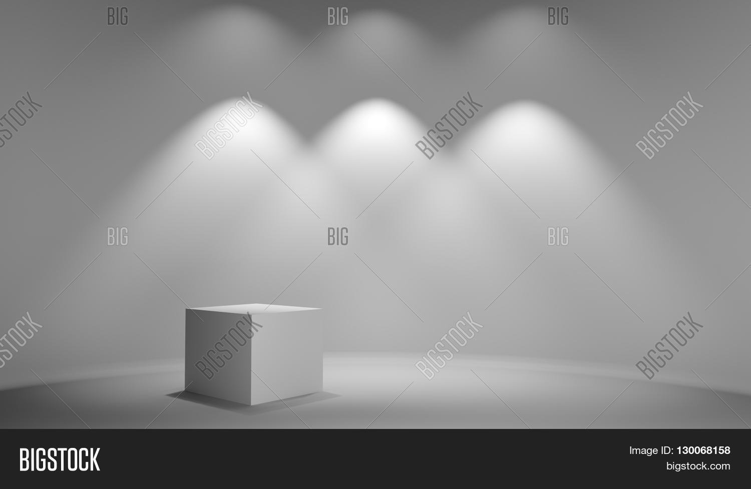 White Cube Gray Studio Image & Photo (Free Trial) | Bigstock