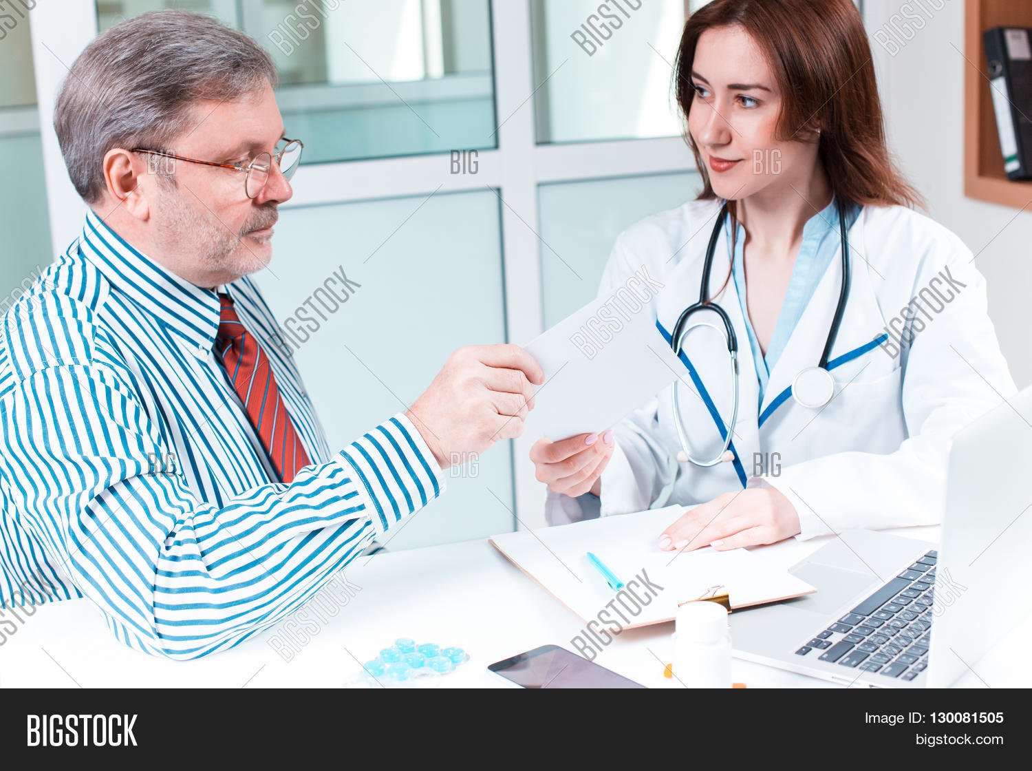 Patient His Doctor Image & Photo (Free Trial) | Bigstock