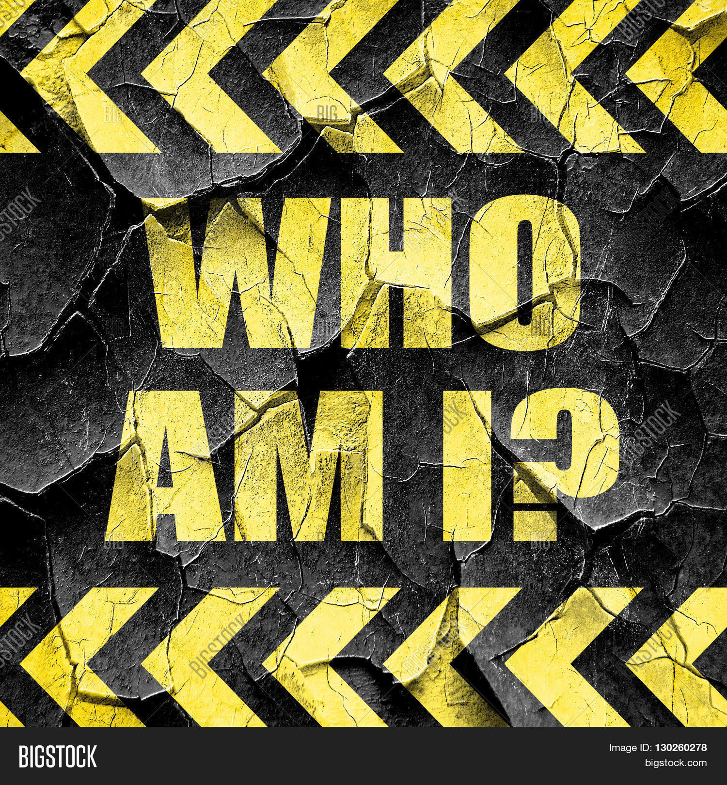 Who ?, Black Yellow Image & Photo (Free Trial) | Bigstock